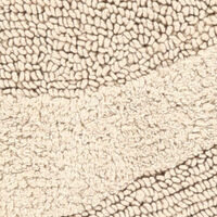Breeze - Cremebeige, Rund Ø 90 cm Badematte - Rugvista